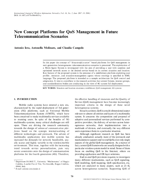 (PDF) New Concept Platforms for QoS Management in Future ...