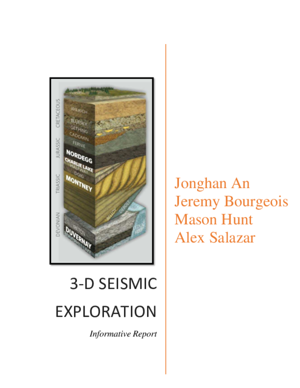 (PDF) 3-D SEISMIC EXPLORATION Informative Report