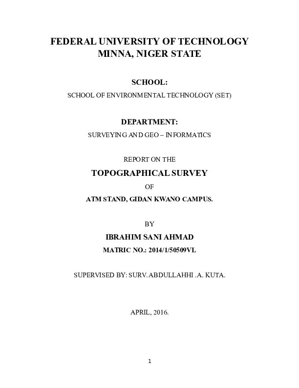 (DOC) Topographic survey