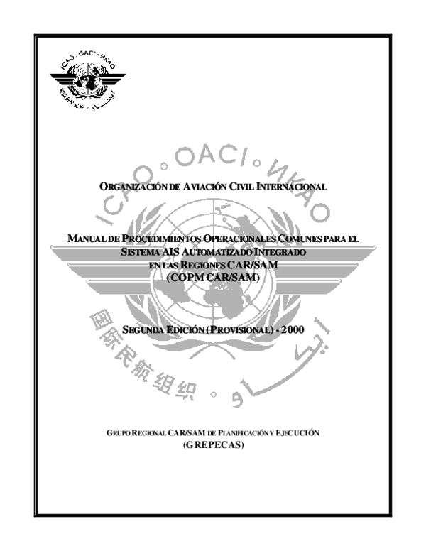 (PDF) ORGANIZACIÓN DE AVIACIÓN CIVIL INTERNACIONAL MANUAL DE ...