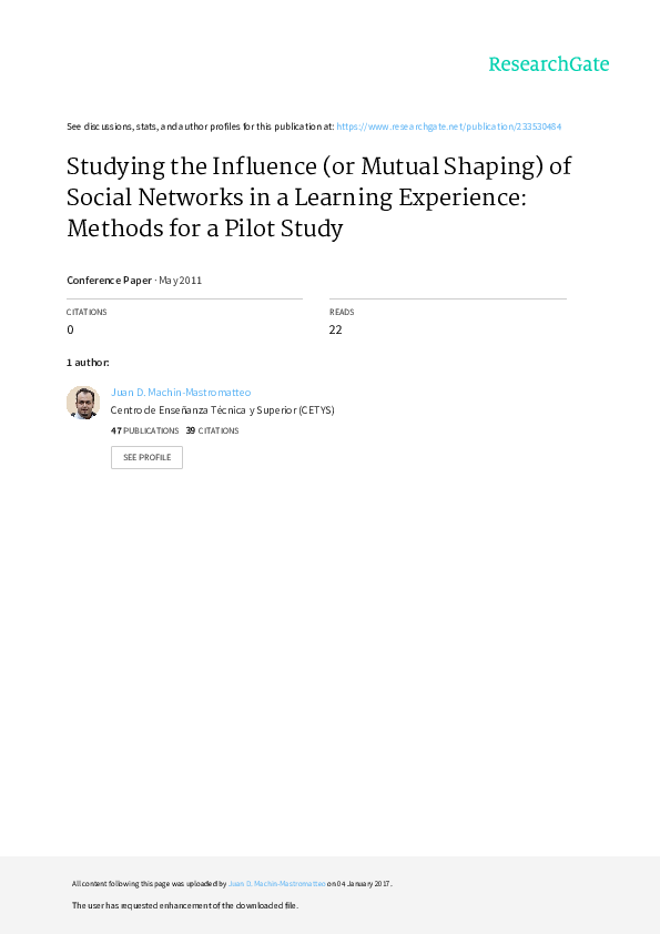 (PDF) Building Personal Learning Networks through Event-Based Social Media: a Case Study of the ...