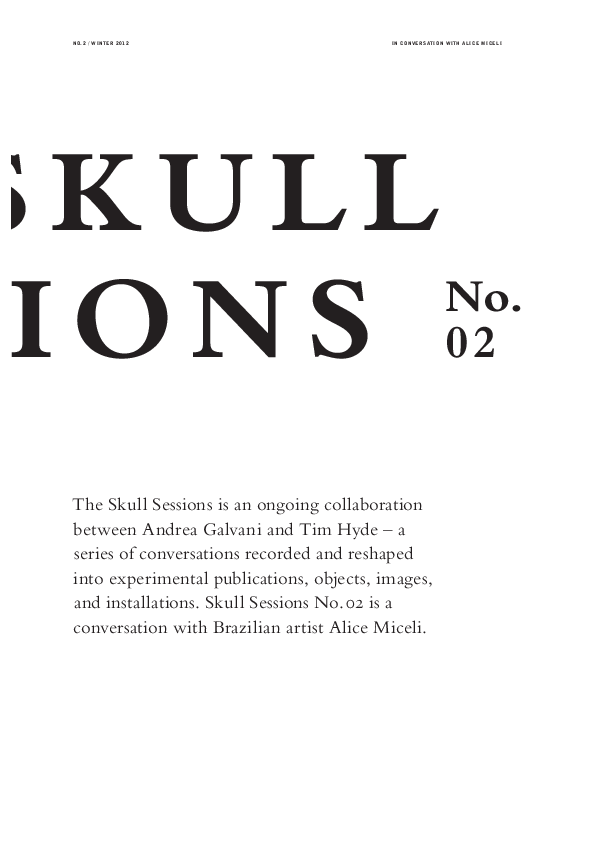 (PDF) The Skull Sessions N0.2