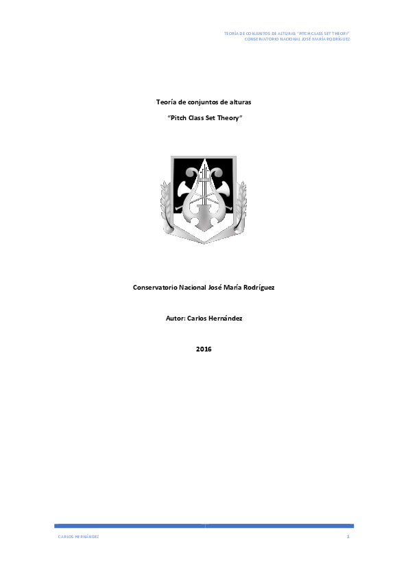 (PDF) Teoría de conjuntos de alturas " Pitch Class Set Theory