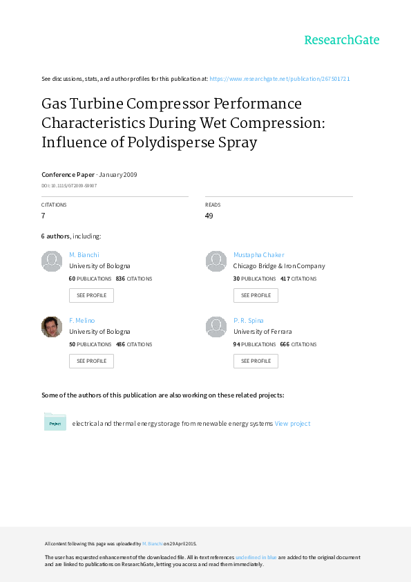 (PDF) Overview of Important Considerations in Wet Gas Compression ...