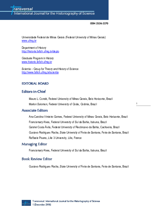 (PDF) Transversal: International Journal for the Historiography of ...