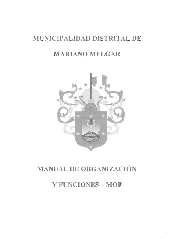 (PDF) MANUAL DE ORGANIZACIÓN Y FUNCIONES MOF