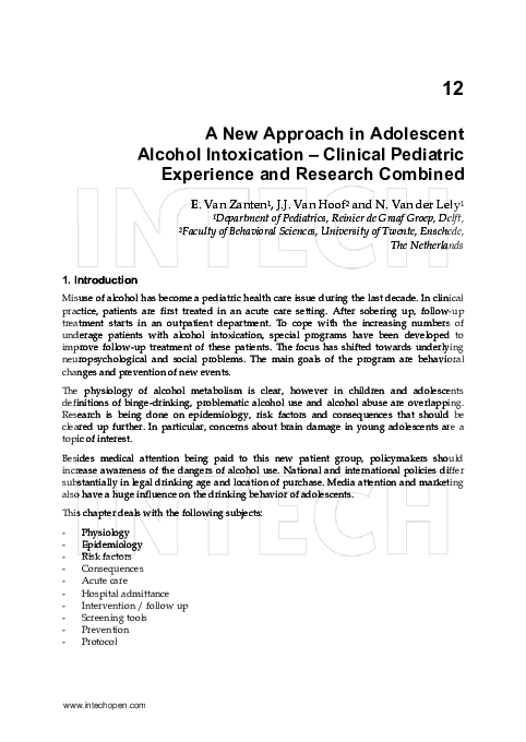 (PDF) 2 A New Approach in Adolescent Alcohol Intoxication – Clinical ...