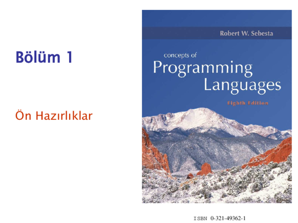 (PDF) Programlama Dilleri