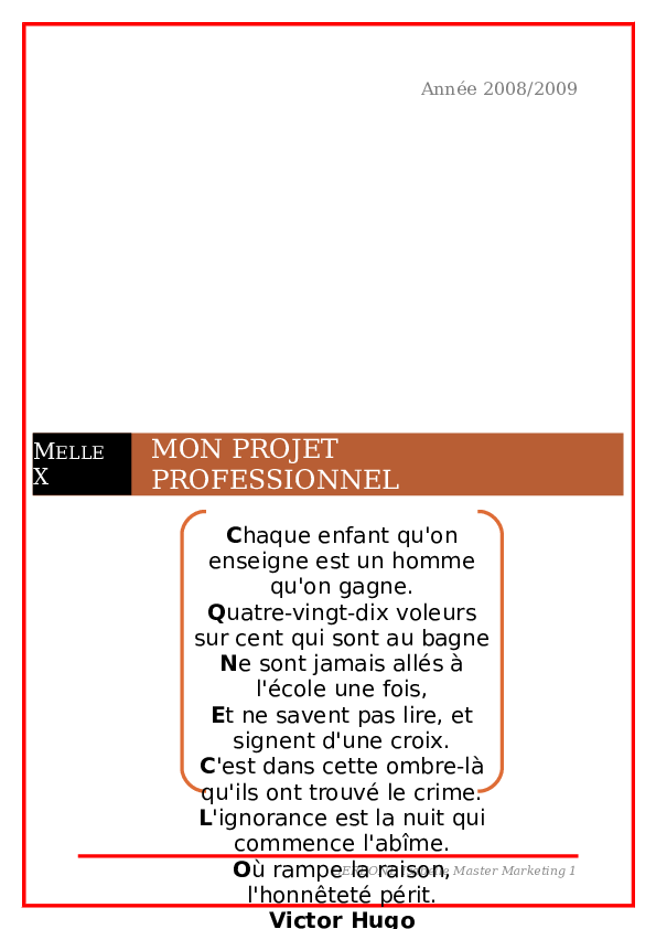(PDF) MON PROJET PROFESSIONNEL