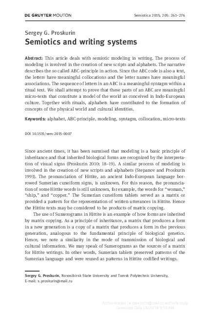(PDF) S.G. Proskurin Semiotics and writing systems.pdf