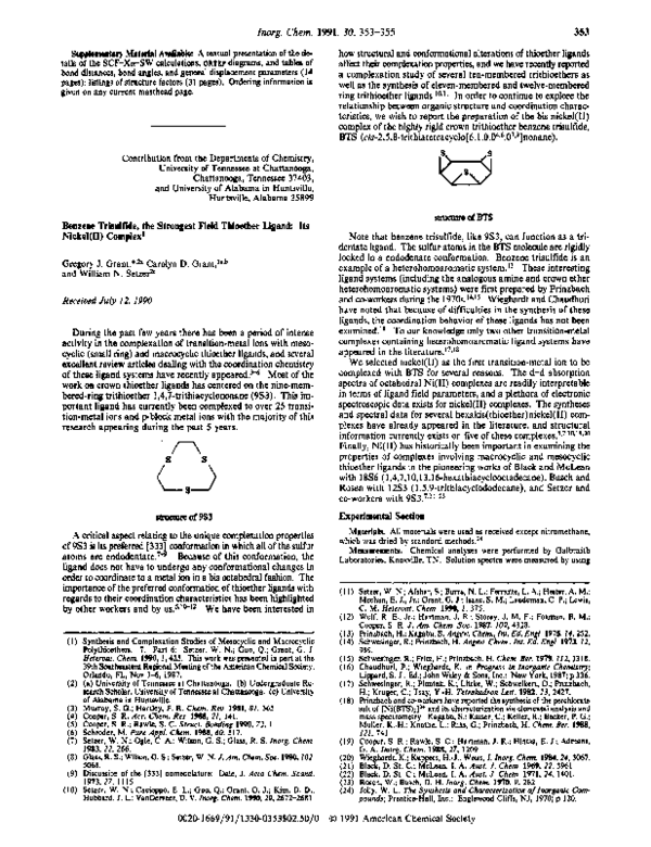 (PDF) Synthesis and complexation studies of mesocyclic and macrocyclic ...
