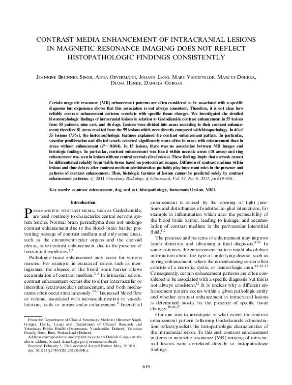 (PDF) Contrast enhanced FLAIR versus contrast enhanced T1W images in ...