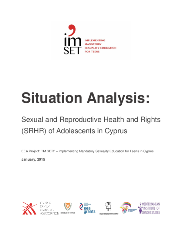 (PDF) Situation Analysis: Sexual and Reproductive Health and Rights ...