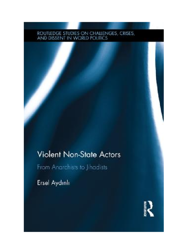 (PDF) Violent Non-State Actors: From Anarchists to Jihadists