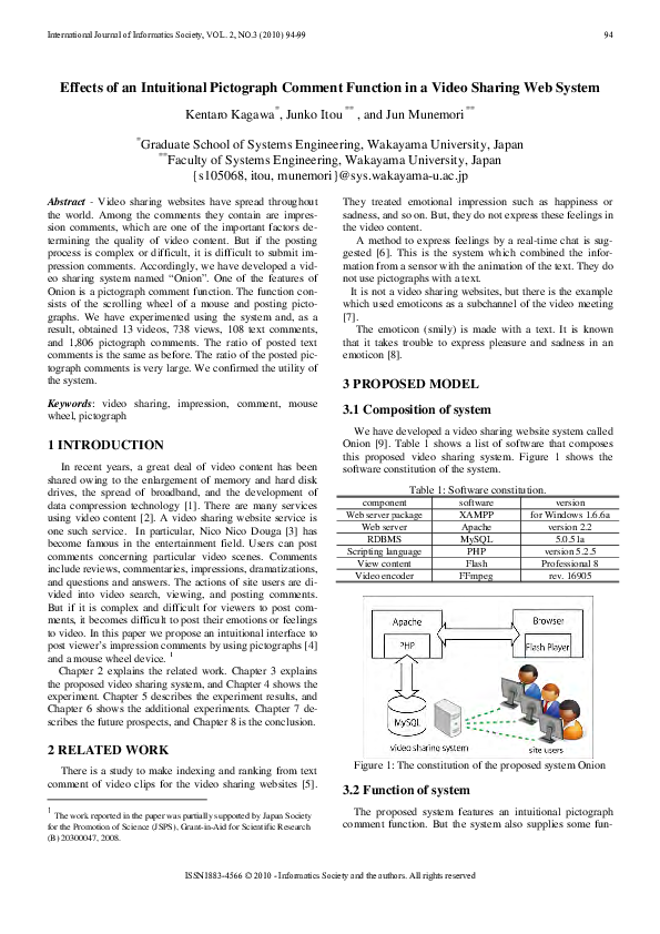 (PDF) Effects of an Intuitional Pictograph Comment Function in a Video ...