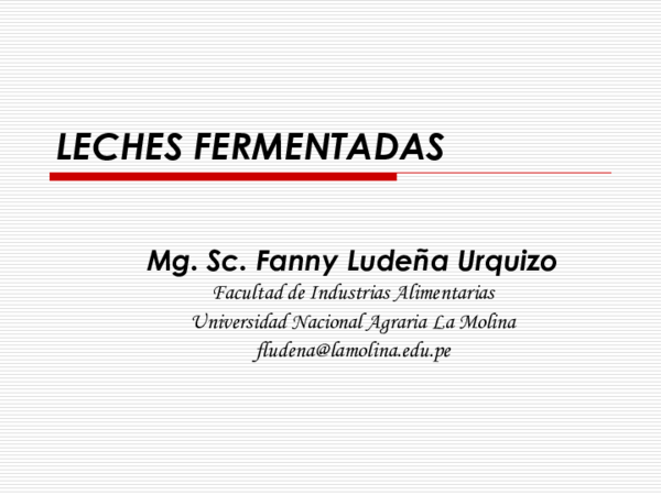 (PDF) LECHES FERMENTADAS
