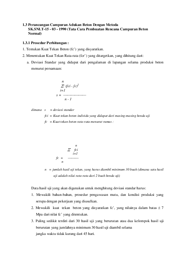 (XLS) Perhitungan Mix Design | Novitasari 3nj - Academia.edu