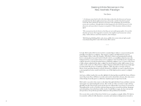 (PDF) Seeking Infinite Nonsense in the New Aesthetic Paradigm, for Luke ...