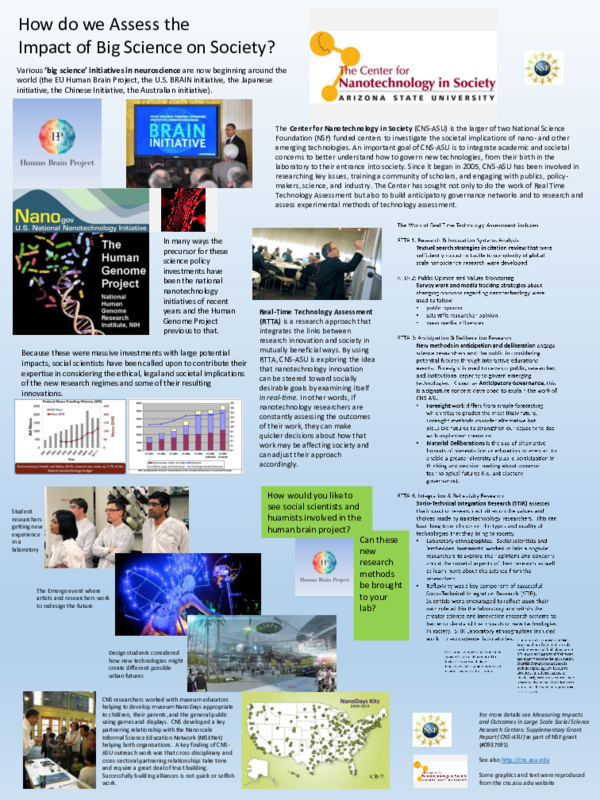(PDF) How do we Assess the Impact of Big Science on Society | Michael ...