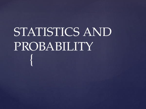 (PPT) INTRODUCTION-PROBSTAT | Arnold Natanauan - Academia.edu