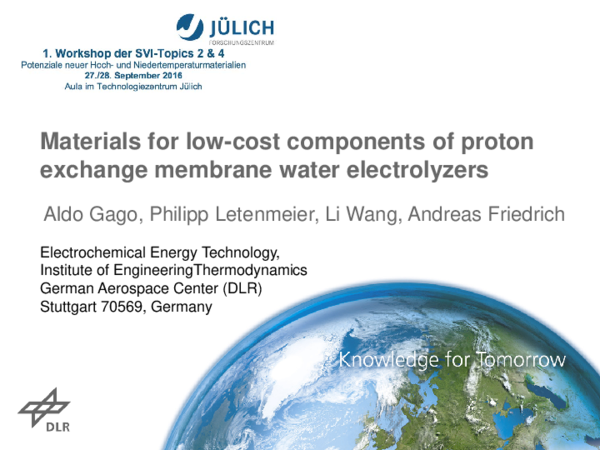 (PDF) Materials for low-cost components of proton exchange membrane ...