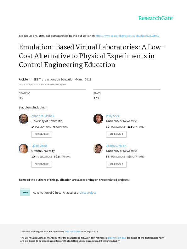 (PDF) Emulation-Based Virtual Laboratories: A Low-Cost Alternative to ...