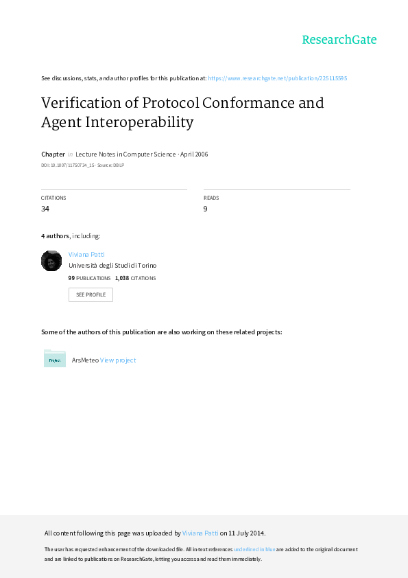 Pdf Agent Interaction Protocol Verification