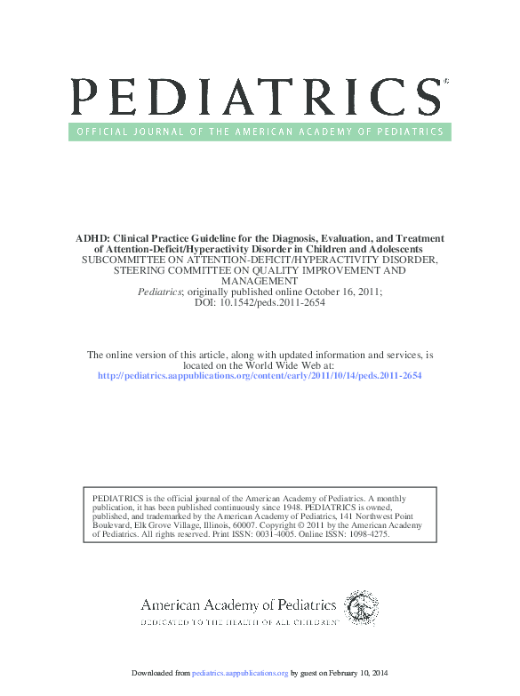 PDF AAP 2011 ADHD Diagnosis Guidelines Chez Ruf Academia edu pdf-aap-2011-adhd-diagnosis-guidelines-chez-ruf-academia-edu