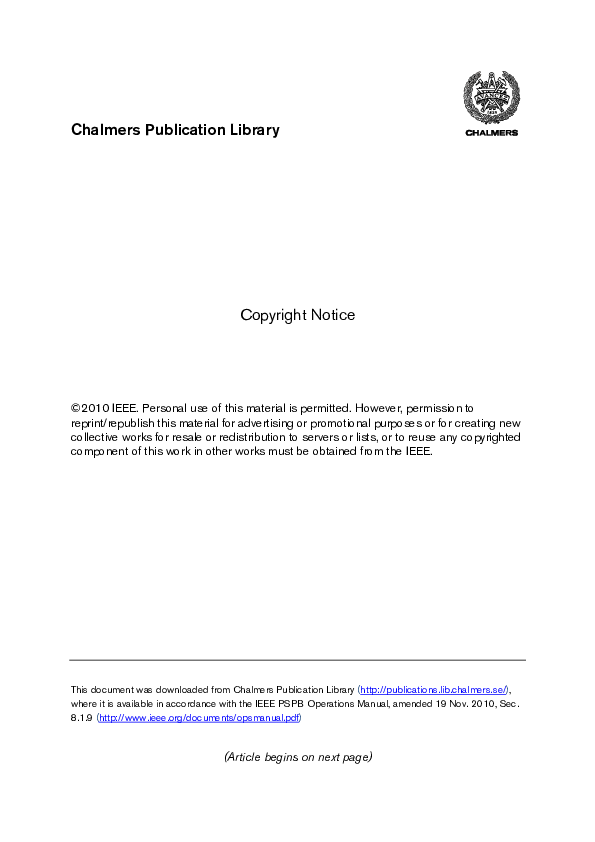 Pdf Wideband Sequential Spectrum Sensing With Varying Thresholds
