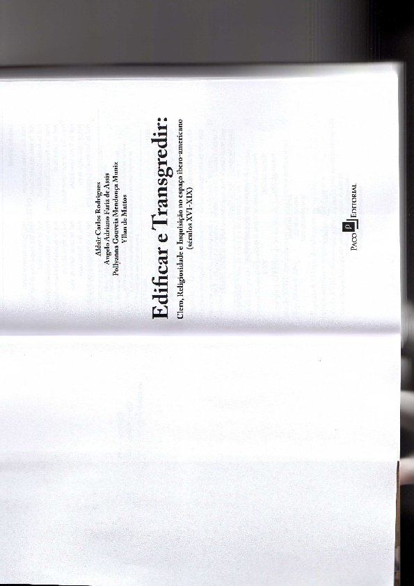 (PDF) “O cabido da Sé do Rio de Janeiro no século XVIII: apontamentos para uma história ...