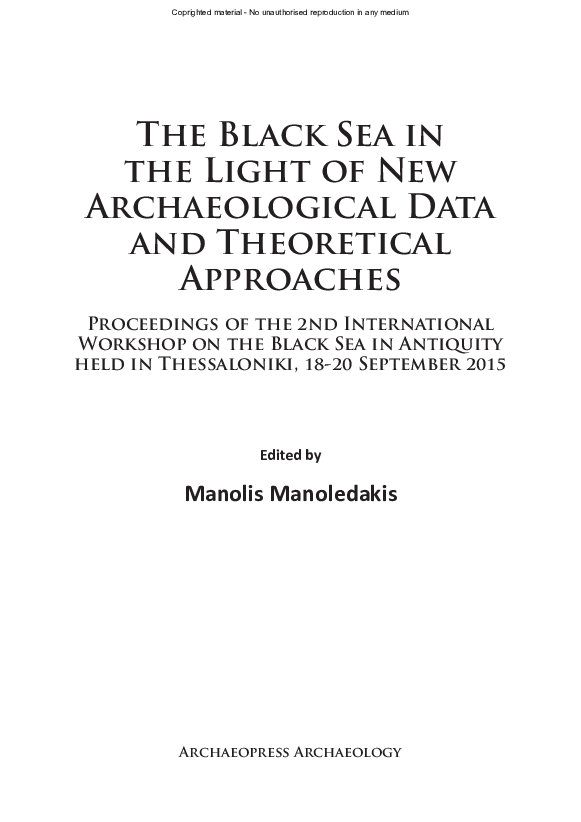 (PDF) A.V. Belousov. Some observations on defixiones from Olbia and ...
