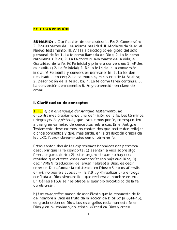 (DOC) FE Y CONVERSIÓN