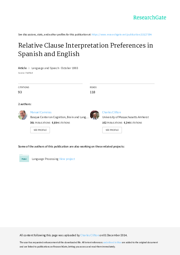 PDF Relative Clause Interpretation Preferences In Spanish And English pdf-relative-clause-interpretation-preferences-in-spanish-and-english