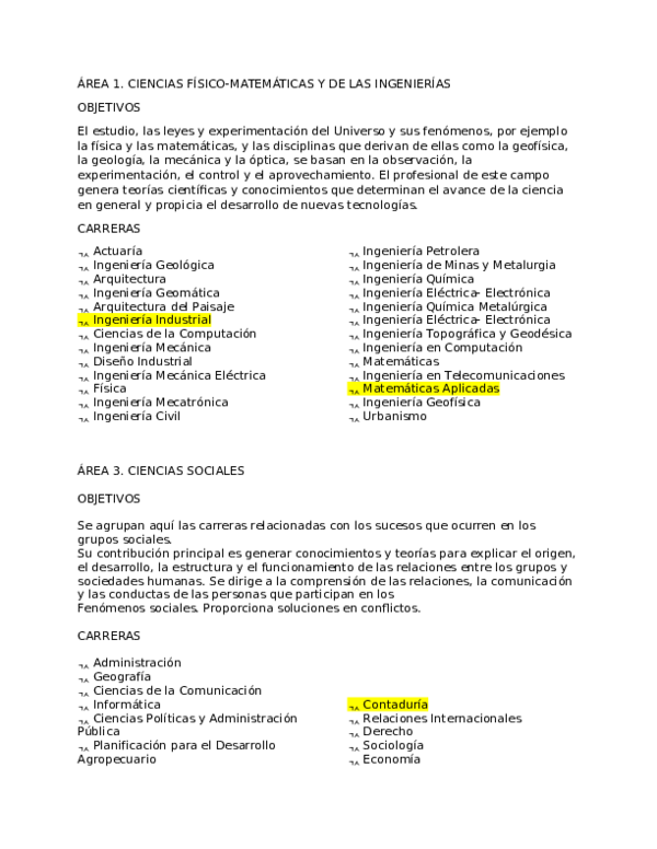 (DOC) ÁREA 1. CIENCIAS FÍSICO-MATEMÁTICAS Y DE LAS INGENIERÍAS
