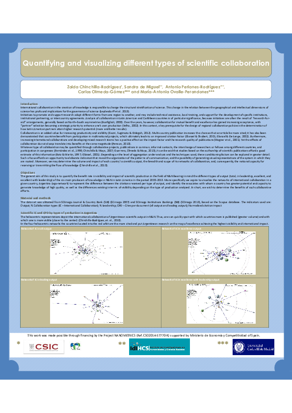 (PDF) Quantifying and visualizing different types of scientific ...