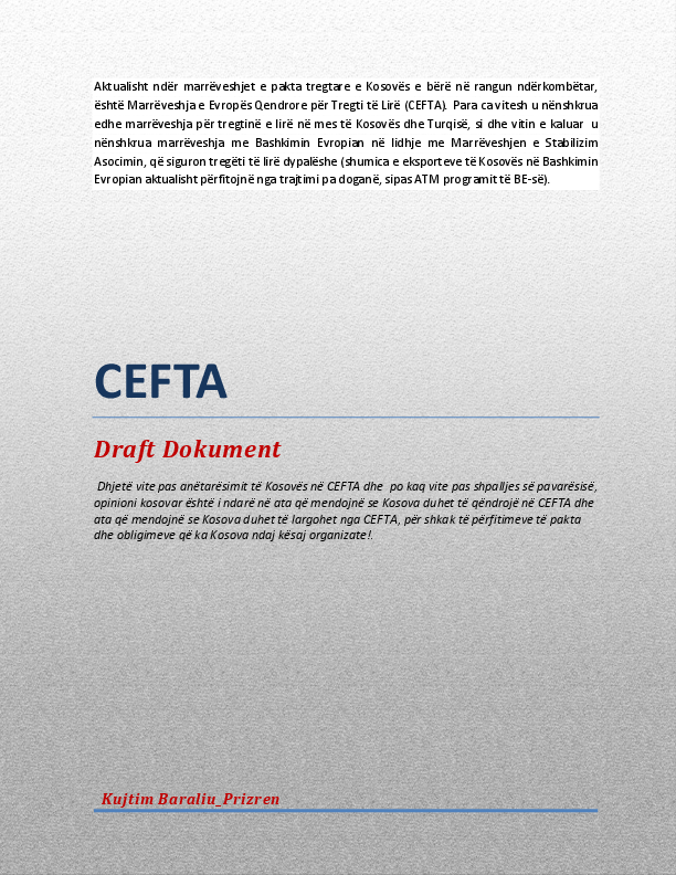 (PDF) Cefta Kujtim Baraliu