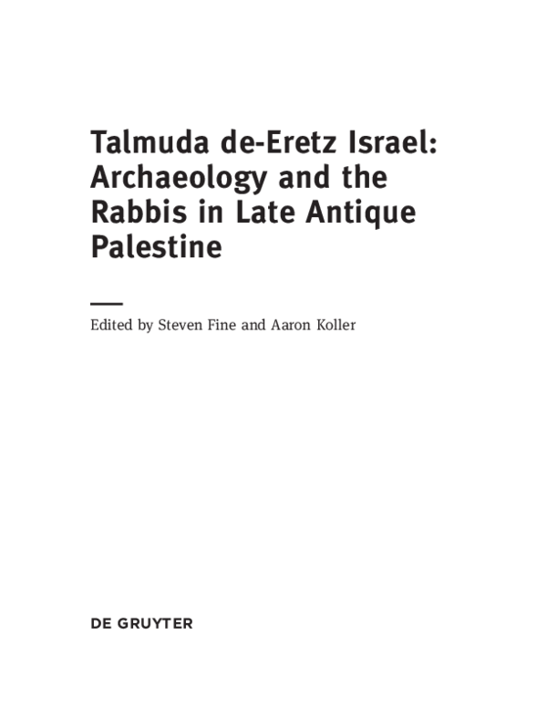 (PDF) The Piyyutim le-Hatan of Qallir and Amittai