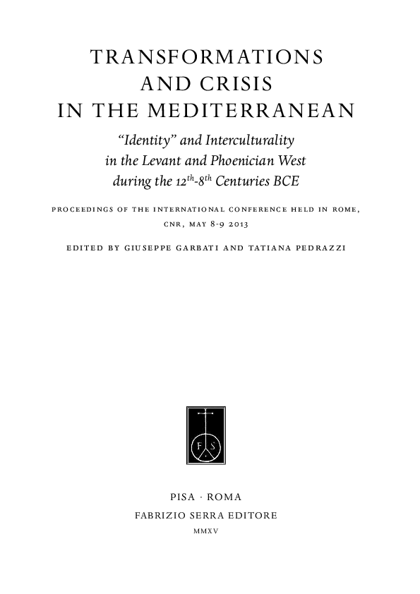 (PDF) Tyre the Homeland: Carthage and Cadiz under the Gods' Eyes