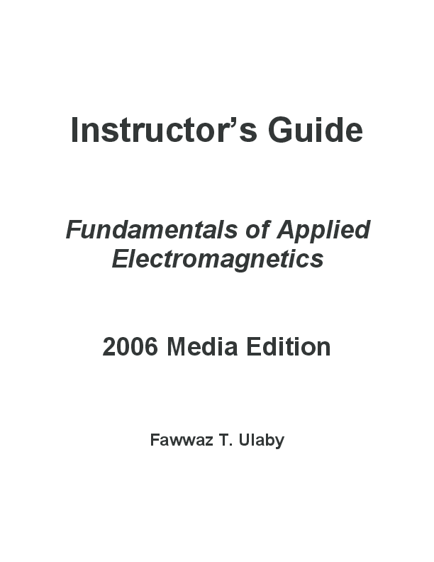(PDF) Instructor's Guide