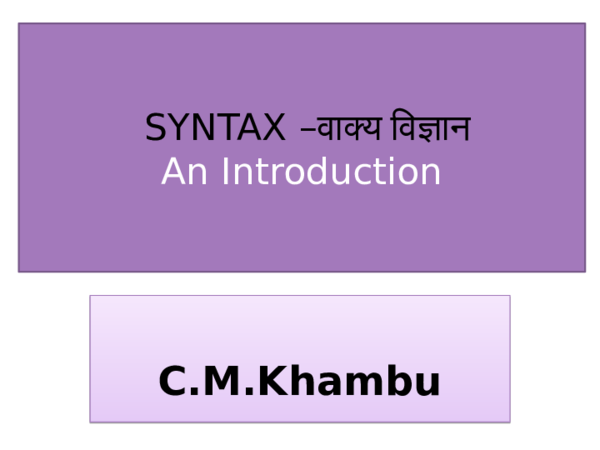 (PPT) PPT Syntax