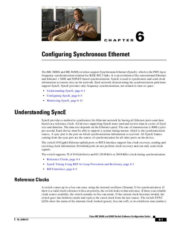 (PDF) Cisco ME 3800X and 3600X Switch Software Configuration Guide OL-23400-01 Configuring ...