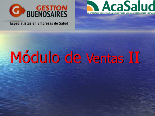 (PDF) Módulo de Ventas II