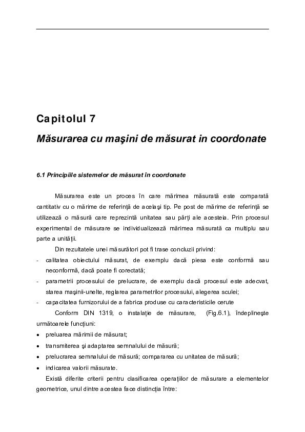 (PDF) Capitolul 7 Măsurarea cu maşini de măsurat in coordonate 6.1 Principiile sistemelor de ...