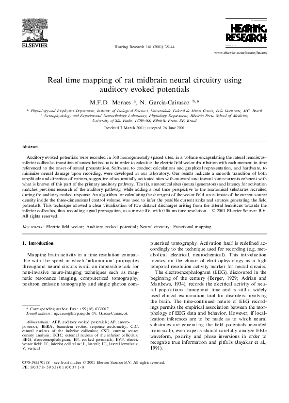 (PDF) Real time mapping of rat midbrain neural circuitry using auditory ...