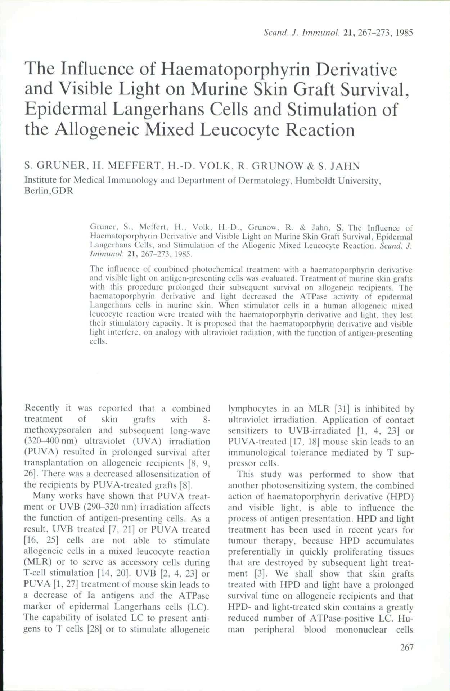 (PDF) The Influence of Haematoporphyrin Derivative and Visible Light on ...