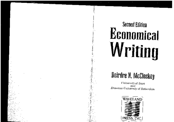 (PDF) Economic Writing