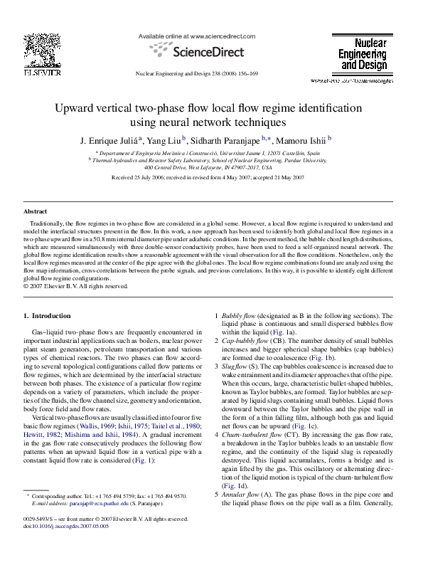 (PDF) Upward Vertical Two-Phase Flow Local Flow Regime Identification Using Neural Network ...