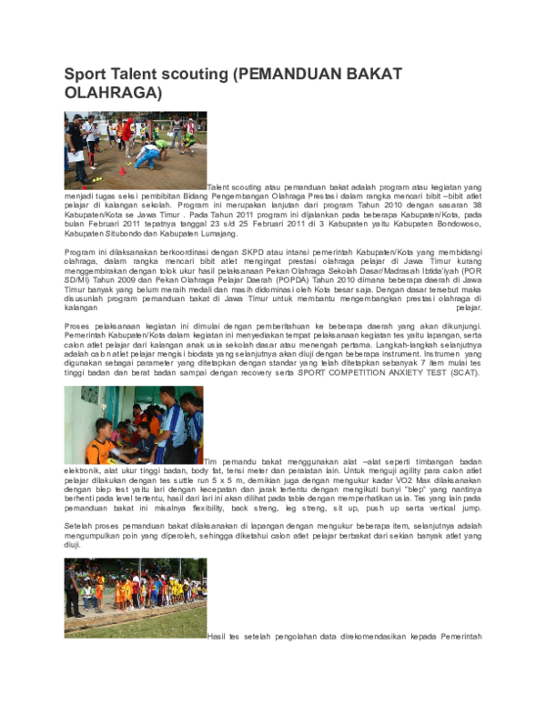 (DOC) Sport Talent scouting
