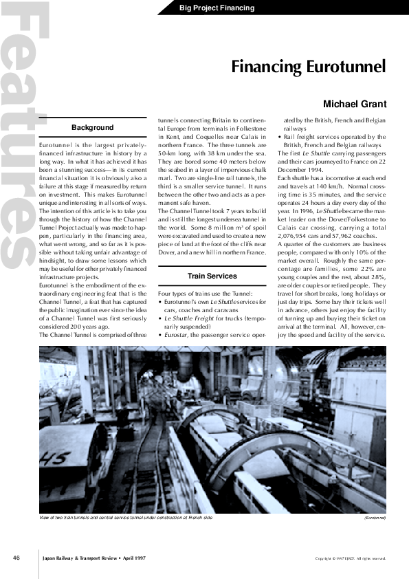 (PDF) Big Project Financing