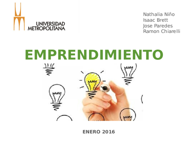 (PPT) EMPRENDIMIENTO